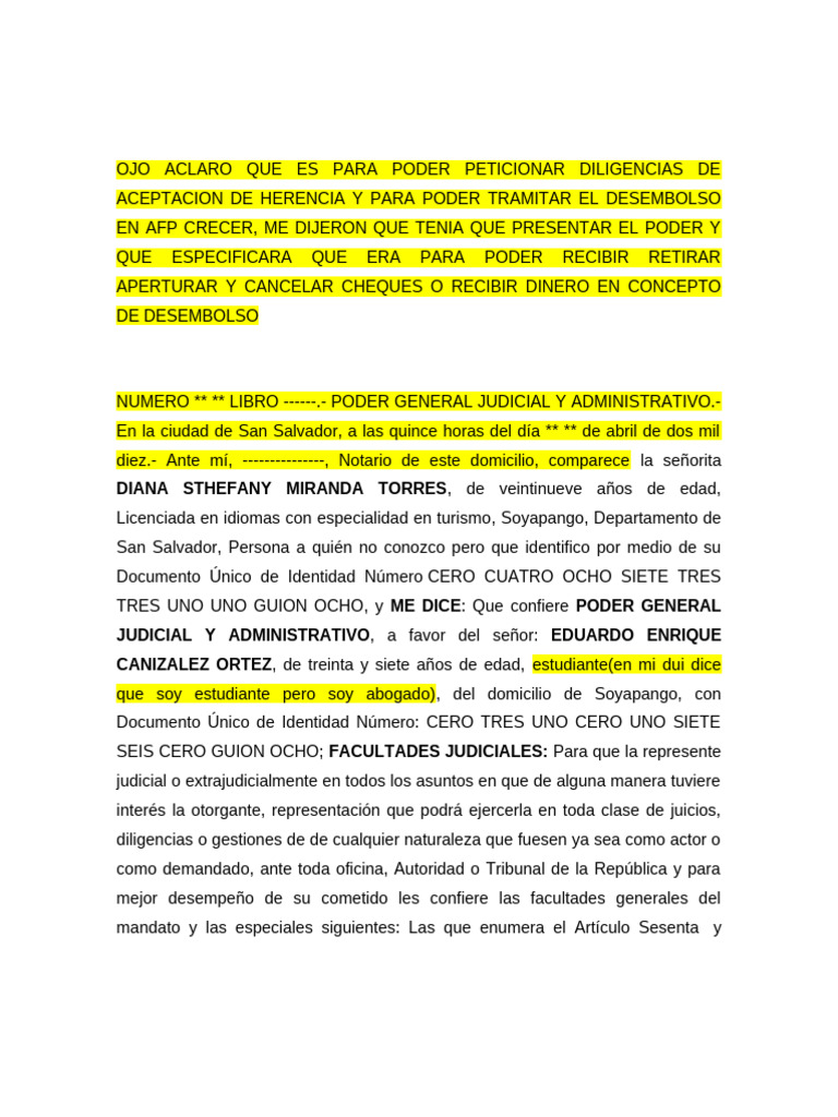 Poder General Judicial | PDF | Bancos