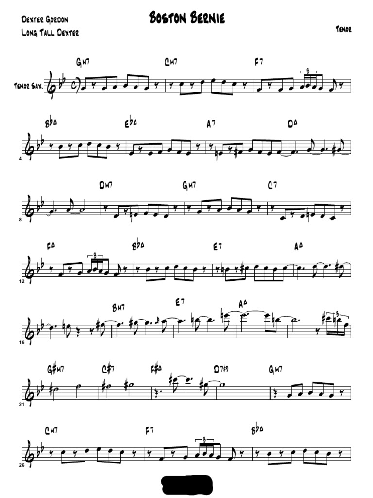 Boston Bernie Transcription | PDF