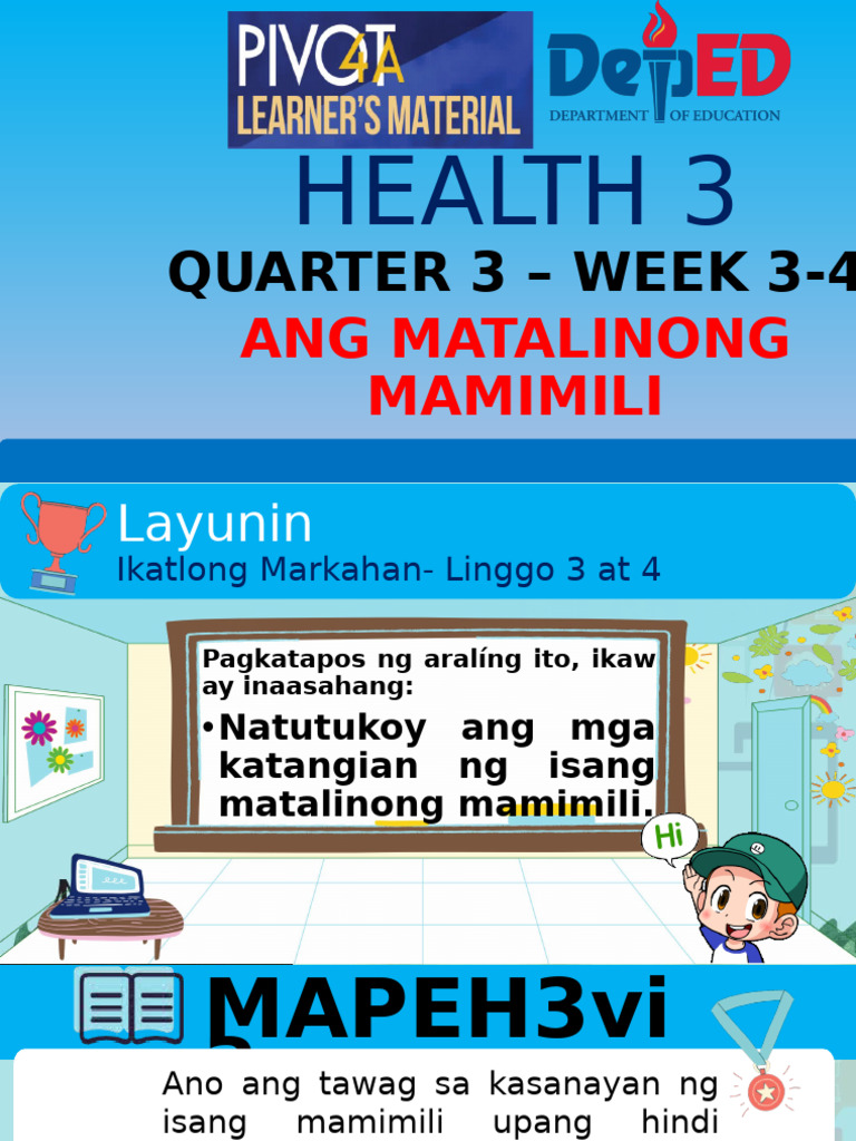 Health 3 - q3 - Week 3 & 4 | PDF