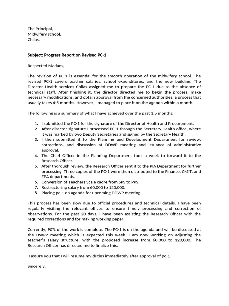 Progress Report | PDF