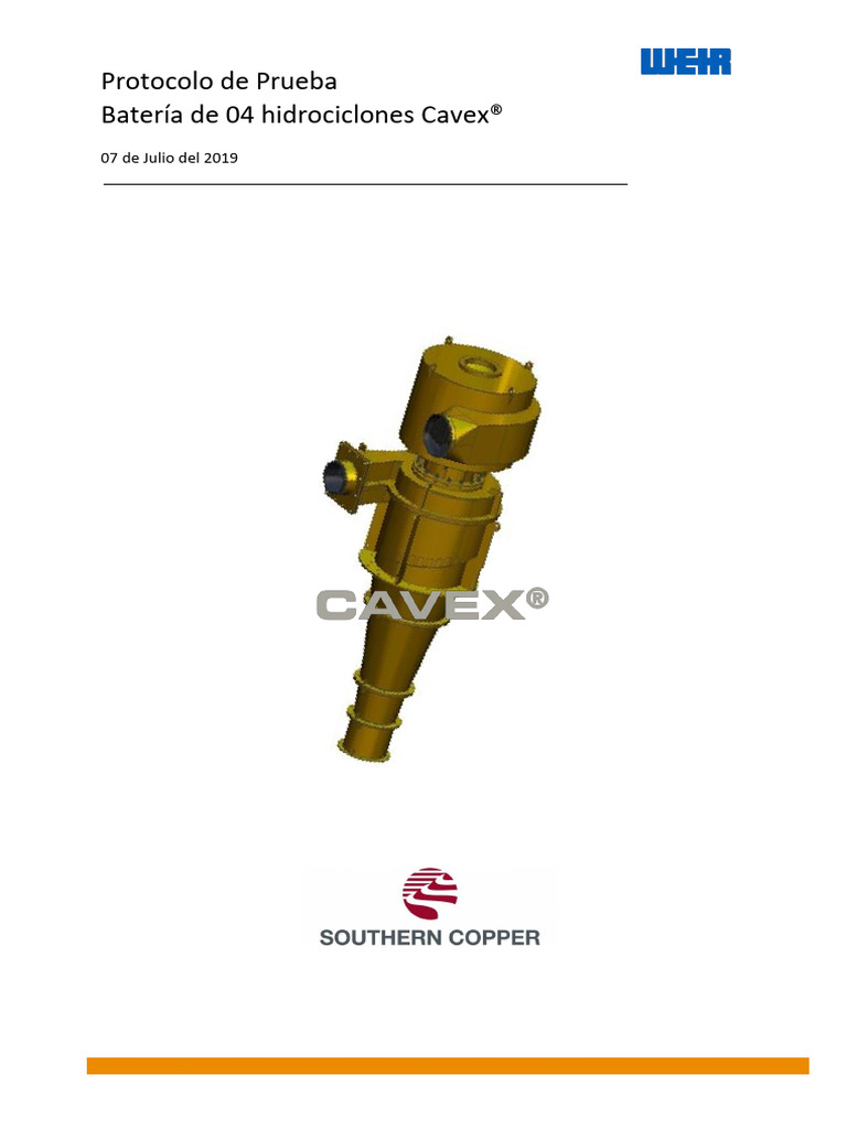 Protocolo Prueba | PDF | Minería | Materiales