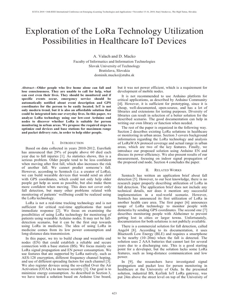 Exploration of The LoRA Technology | PDF | Wireless | Computer Engineering