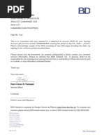 BDO Letter of Request For SOA | PDF