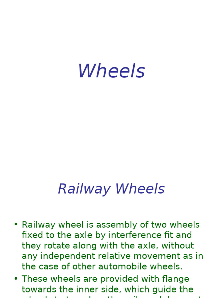 Wheel Defects | PDF | Wheel | Bearing (Mechanical)