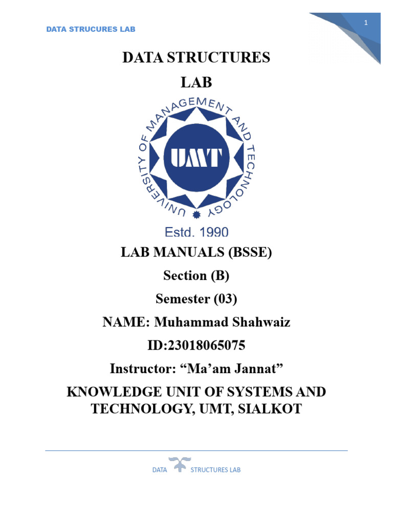 Data Structures C++ MANUALS Added | PDF | Pointer (Computer Programming) | Computing