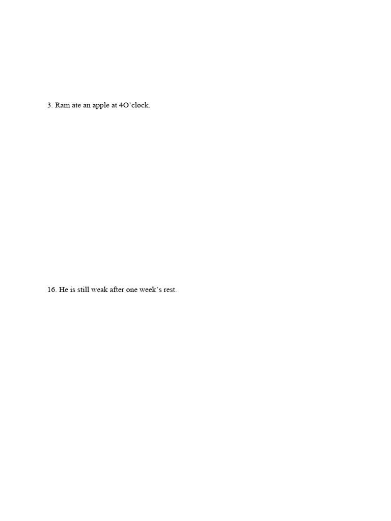 English Orals 20 Marks | PDF