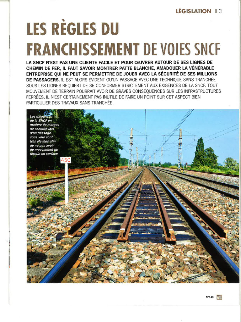 Règles Franchissement Voies SNCF | PDF