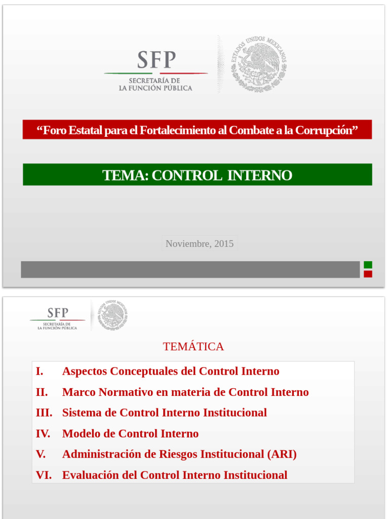 Control Interno: Conceptos y Normativa | PDF | Planificación | Auditoría