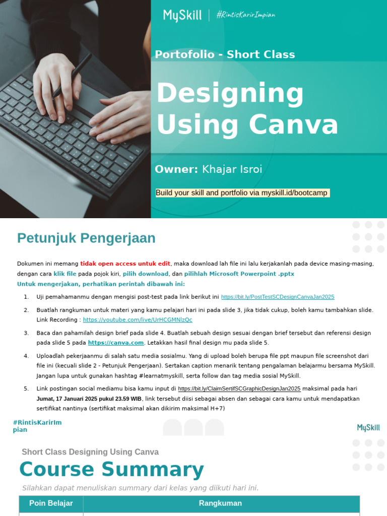 Mini Task SC Designing Using Canva | PDF