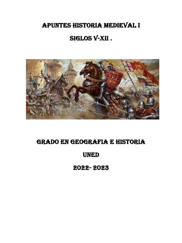 APUNTES HISTORIA MEDIEVAL I | PDF | arrianismo | Justiniano I