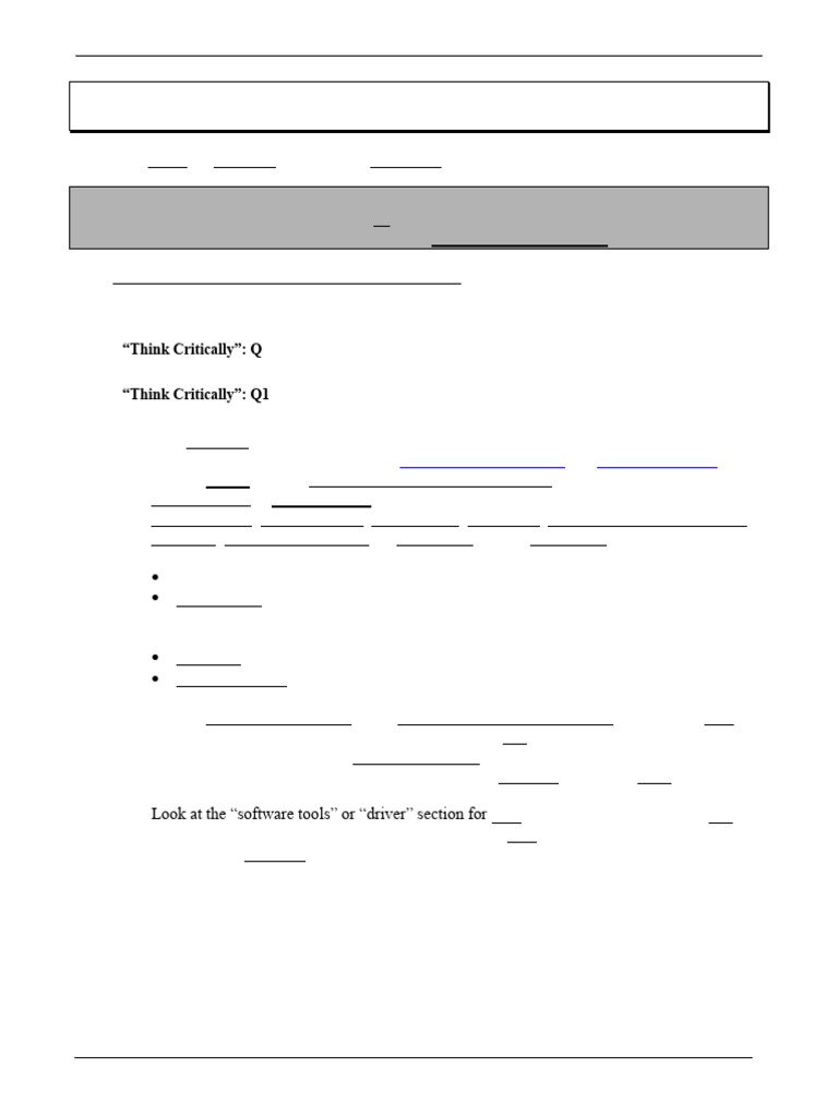 CIS 190 Systems Hardware Concepts Assignment | PDF | Hard Disk Drive ...