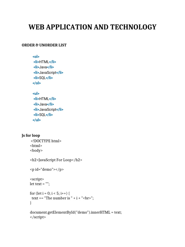 Web Application and Technology | PDF | Ajax (Programming) | Http Cookie