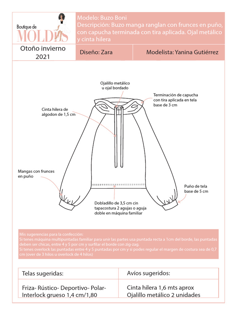 Buzo Boni | PDF | Ropa