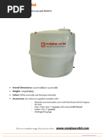 5000L Jojo Tank Dimensions and Features | PDF | Materials | Building ...