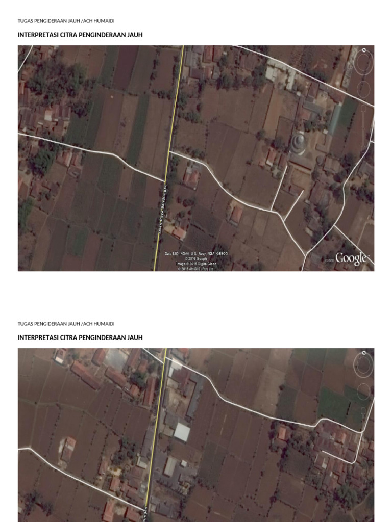tugas INTERPRETASI CITRA PENGINDERAAN JAUH | PDF