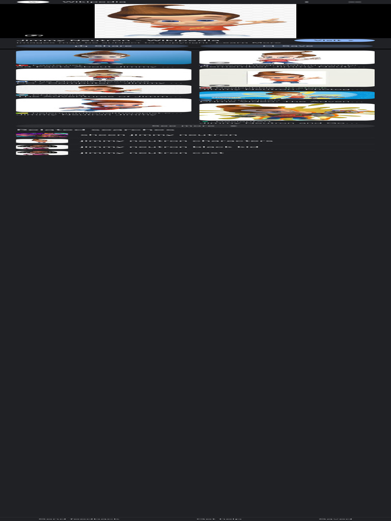 Jimmy Neutron Character Guide | PDF