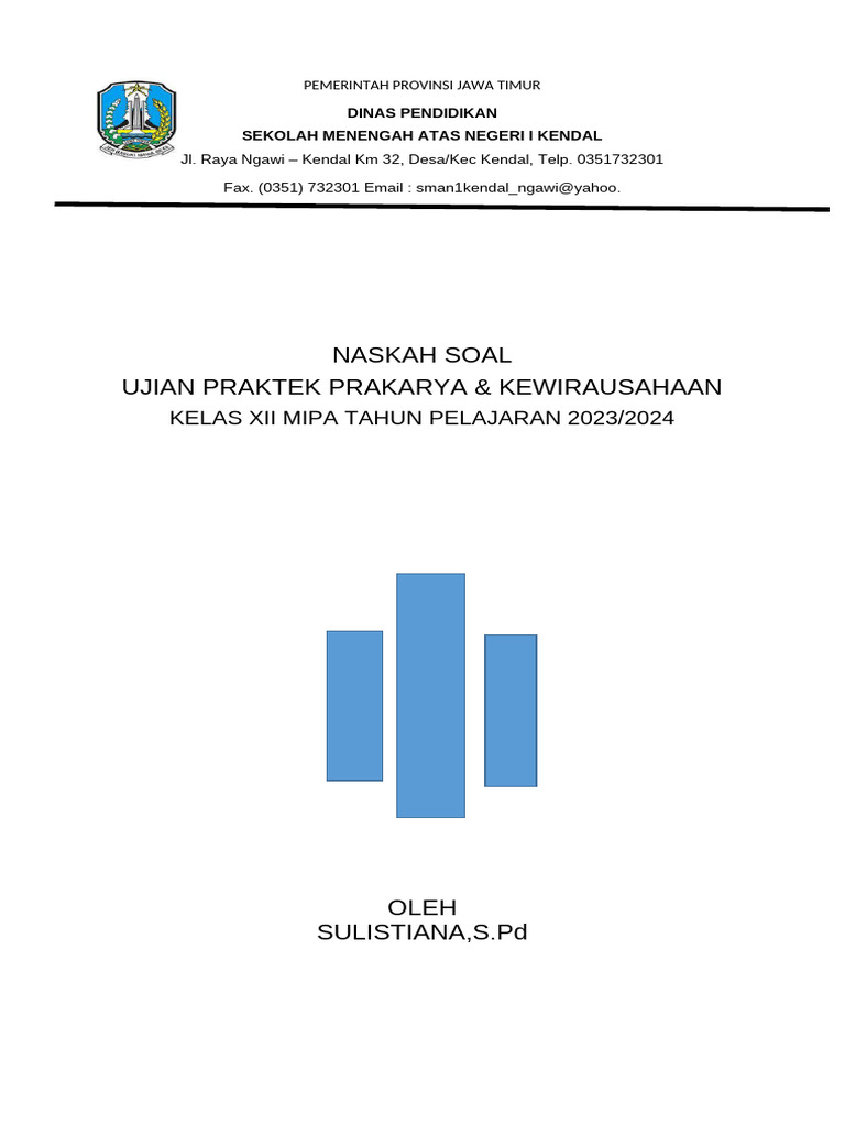 Ujian Praktek Pkwu Xii Mipa 2024 | PDF