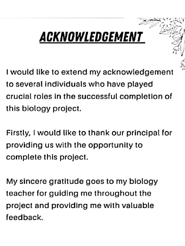 Class 8 Biology Project | PDF