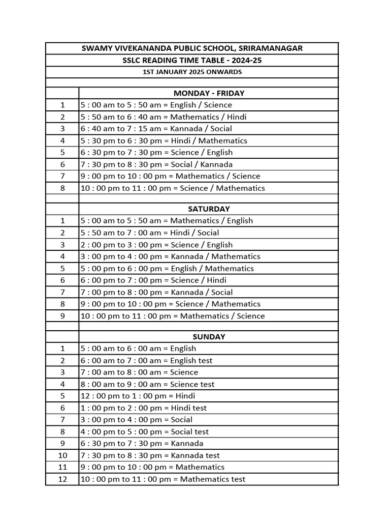 10TH READING TIME | PDF
