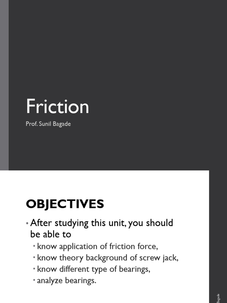 3. Friction | PDF | Friction | Force