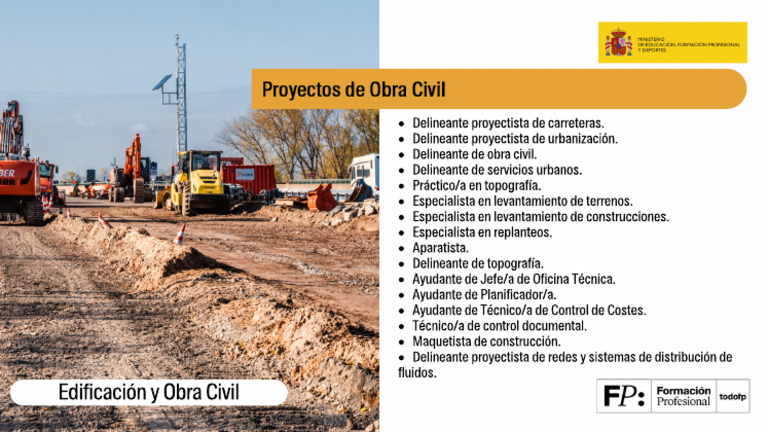 T Cnico Superior en Proyectos de Obra Civil | PDF