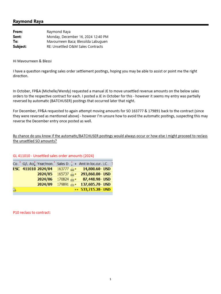 Resolving Unsettled Sales Contracts Issues | PDF