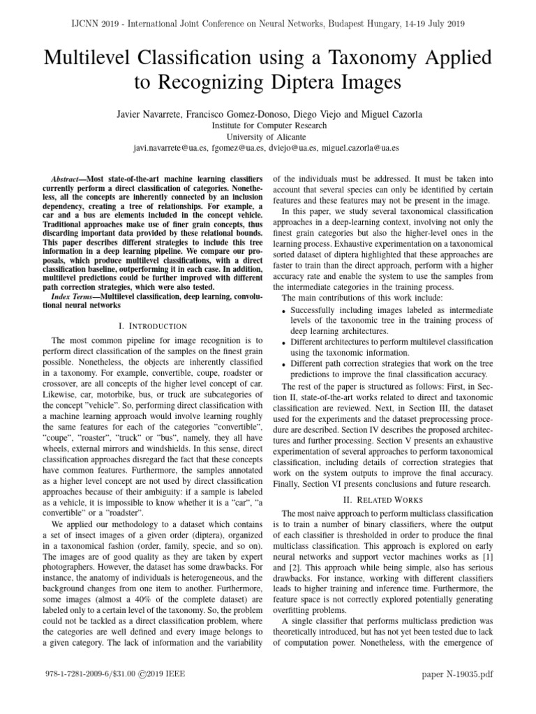 N-19035 | PDF | Statistical Classification | Deep Learning