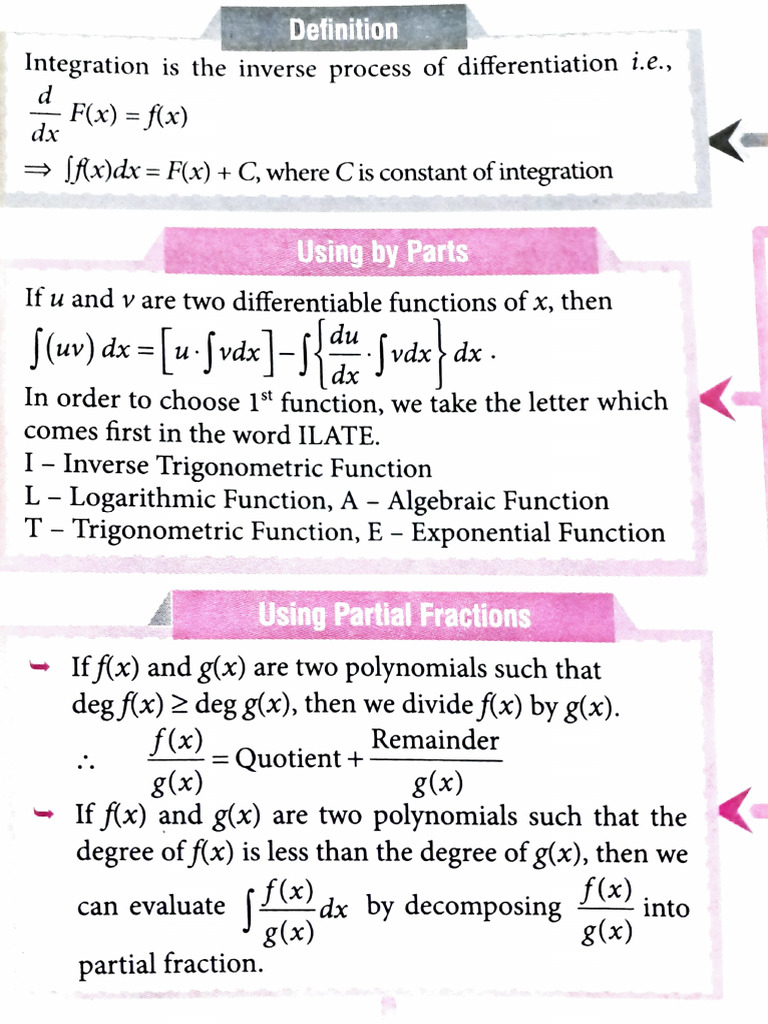 INTEGRATION FORMULAE SHEET | PDF | Function (Mathematics) | Numerical ...