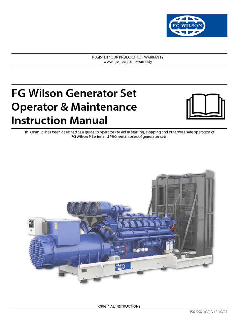 FG Wilson P220-3 Generator Manual | PDF | Electrical Connector ...