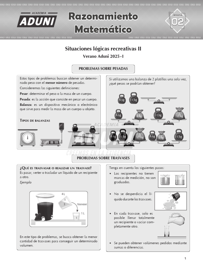 RM_VAD_Dir_Sem02 (1) | PDF | Kilogramo | Balanza