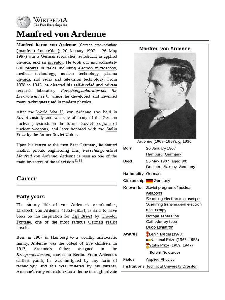 Manfred_von_Ardenne | PDF