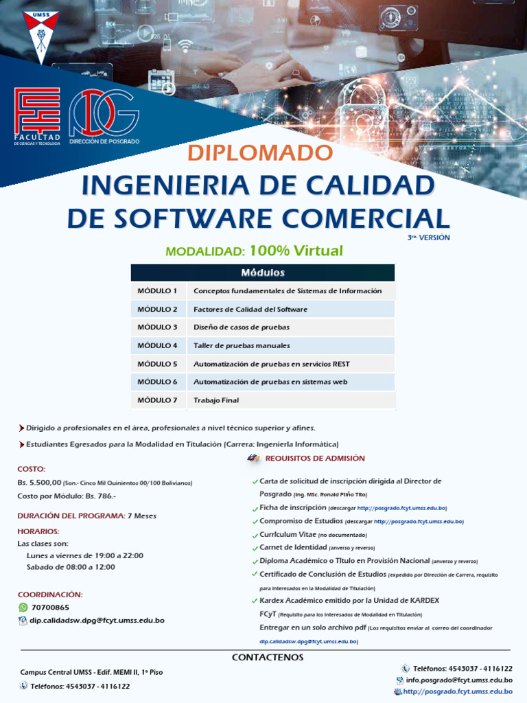 Inf Dip Iswcomercial 3v | PDF | Ingeniería | Informática