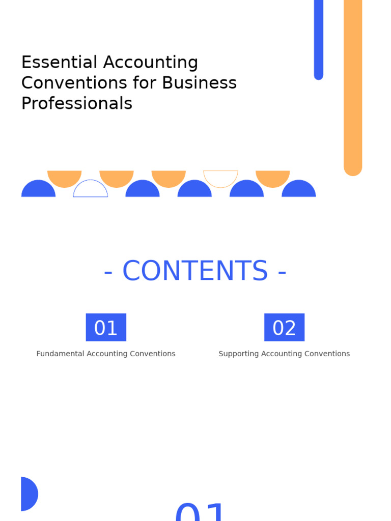 Essential Accounting Conventions For Business Professionals | PDF ...
