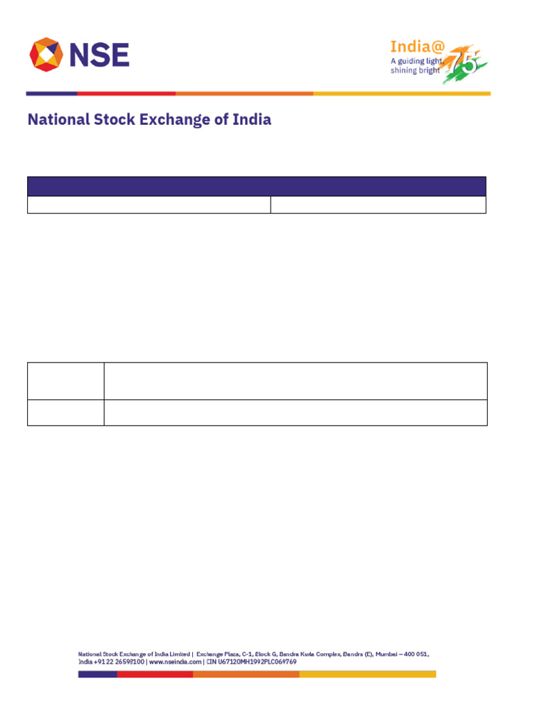 NSE Master Circular 29.04.2024 | PDF | Securities (Finance) | Bankruptcy