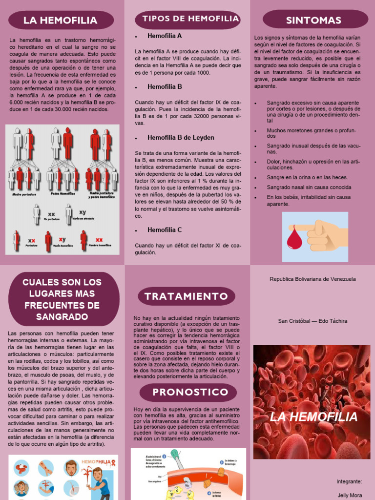 Hemofilia | PDF | Hemofilia | Enfermedades y trastornos