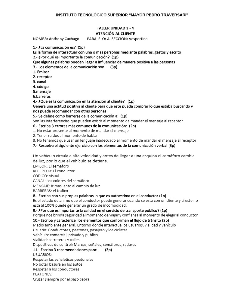 Anthony Cachago | PDF | Comunicación | Peatonal