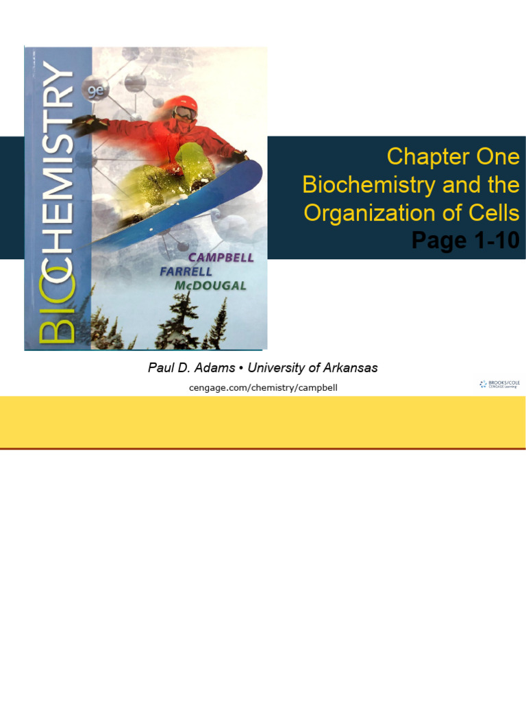 Biochemistry: Origins and Cell Structure | PDF | Organic Chemistry ...