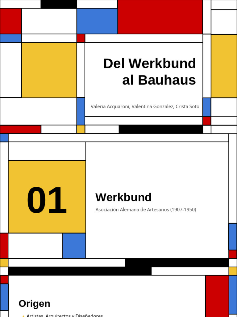 Del Werkbund al Bauhaus | PDF