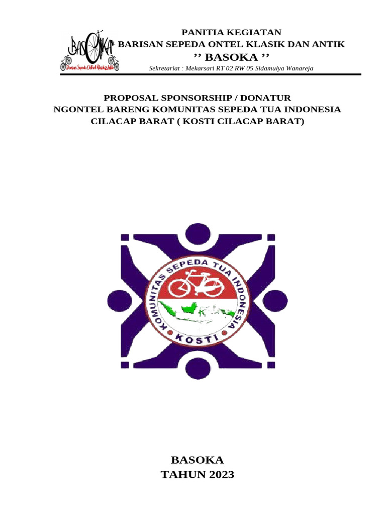 PROPOSAL SILATURRAHIM KOSTI (1) | PDF