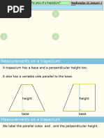 Area of A Trapezium | PDF