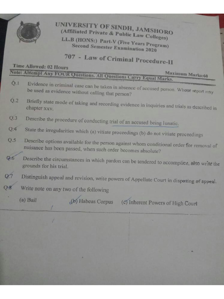 10th Semester, Past Papers | PDF