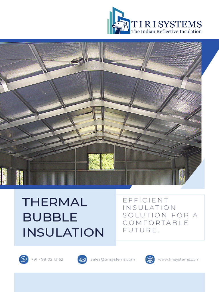 TIRI Systems Broucher | PDF | Thermal Insulation | Building Insulation