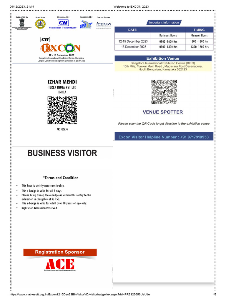 Excon 2023 | PDF