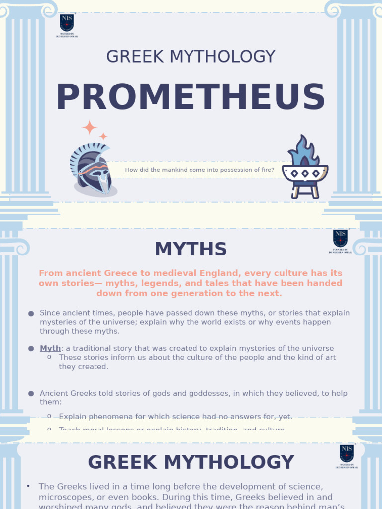 Prometheus: Creator of Humanity and Fire | PDF | Prometheus | Greek ...