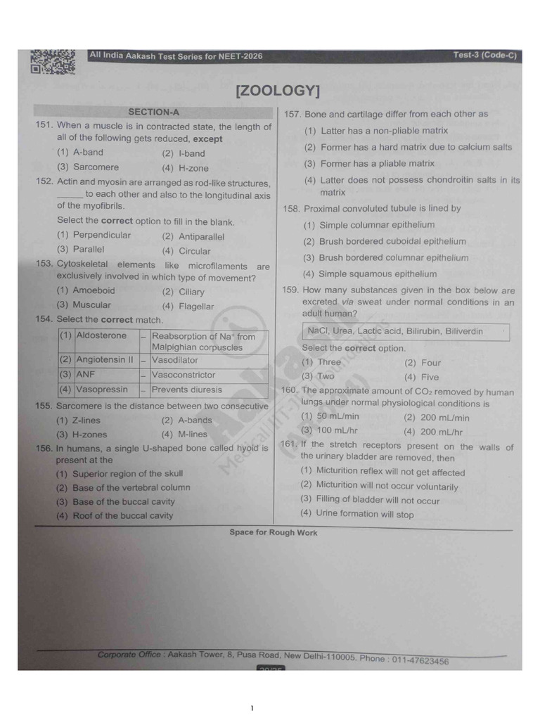 AIATS 3 (11th) | PDF