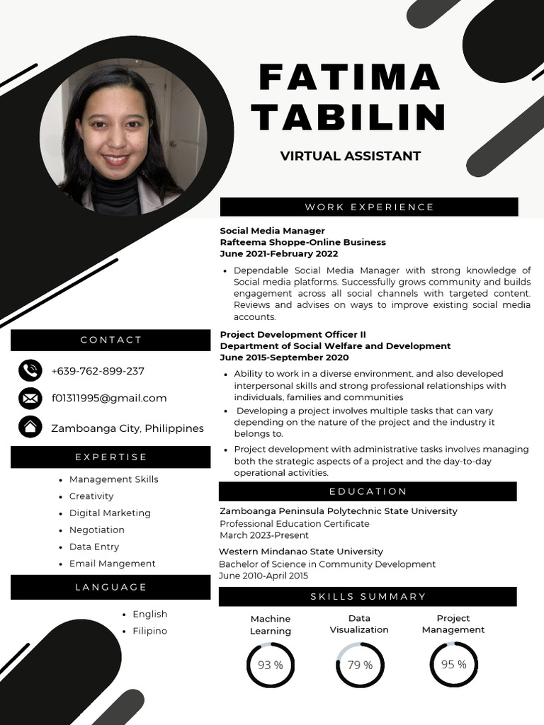 Resume-Tabili, Fatima Amirul (1) | PDF | Social Media | Popular Culture ...