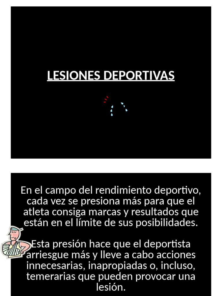 LESIONES DEPORTIVAS | PDF | Herida | Hueso