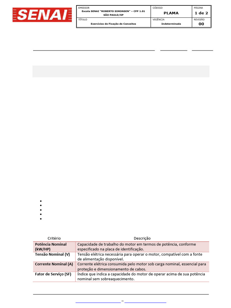 Plama - Atividade02 - AHP Superdecisions - Motor | PDF | Motores | Motor elétrico