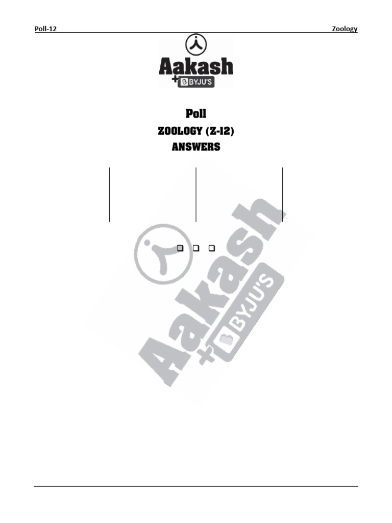 12 Poll - Z-12 (20 Ques.) - Sol | PDF