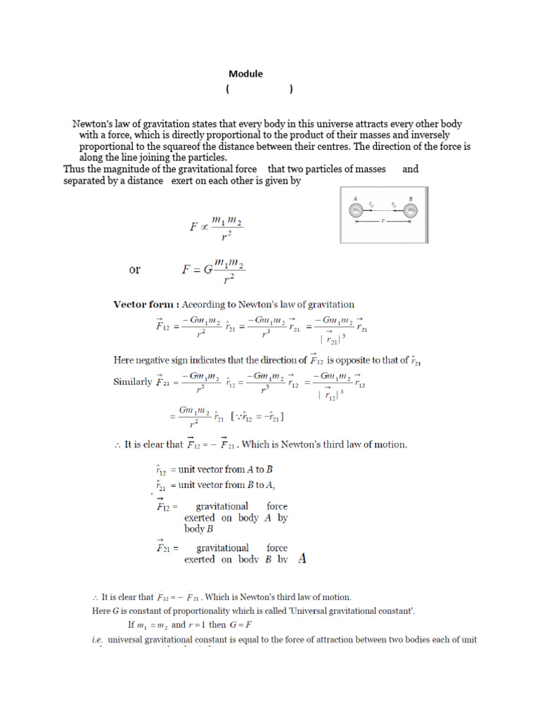 PHYSICS CLASS11 Module 31 | PDF